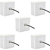 D-Link Combo of RJ45 CAT6E Lan I/O Network Keystone Jack, Gang Box ...