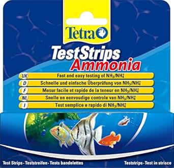 Tetra Test Strips Ammonia, Fast and Easy Results for Ammonia in ...