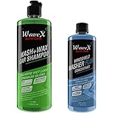 Wavex® Wash and Wax Car Shampoo 500ml Gives Wet Look Shine,Buttery ...
