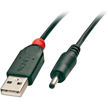 kenable Triple Head USB Power Cable DC 2.5mm 3mm & 3.5mm DC Jack 1.5m ...