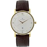 Titan Classique Analog White Dial Men's Watch NM90102WL01/NN90102WL01 ...