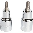Taparia Hex Bit Socket BSH 8mm / 10mm set of 2 pc, ½ “ Square Drive ...