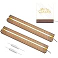 mumisuto 2Pcs Led Lights Display Base 30cm Long Wooden Lighted Base ...