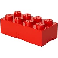 LEGO Lunch Box with 8 Knobs – Food-Grade, Dishwasher Safe, Versatile ...