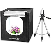 Smiledrive Professional Photo Studio Light Box 60x60x60cm Portable ...