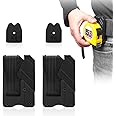 2 Pack Tape Measure Holder for Belt - Universal Tape Measure Holder Set ...