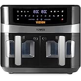 Cookworks 9L Dual Air Fryer - Black : Amazon.co.uk: Home & Kitchen