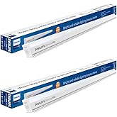 Buy PHILIPS Slimline LED Tube Light Batten (10W, 2ft, Pack of 4, Warm ...