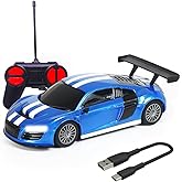 Wembley RC Car Rechargeable Remote Control Car for Kids Mini 1:24 Scale ...