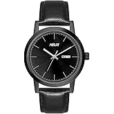 Helix by Timex Analog Watch for Man with Black Round Dial & Black ...