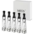 IMECIG 5 Pack CE4 Transparent Clear Vapor Atomizer/Atomiser, E Cig ...