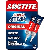 Loctite Super Attak Power Flex, Colla liquida trasparente e istantanea per materiali flessibili ...