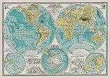 Cavallini World Map Wrapping Paper: Amazon.co.uk: Office Products