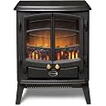 Dimplex Tango Optiflame Electric Stove, Matte Black Free Standing Stove ...