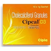 Cipla Cipcal D3 Cholecalciferol Granules For Bone and Joint Care ...