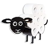 DanDiBo Wc-rolhouder, zwart, metaal, schaap, staand : Amazon.nl ...