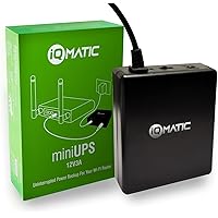 Oakter Mini UPS for 12V WiFi Router Broadband Modem | Backup Upto 4 ...