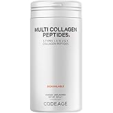 Codeage Multi Collagen Protein Powder Peptides, Hydrolyzed, Type I, II, III, V, X Grass Fed All ...