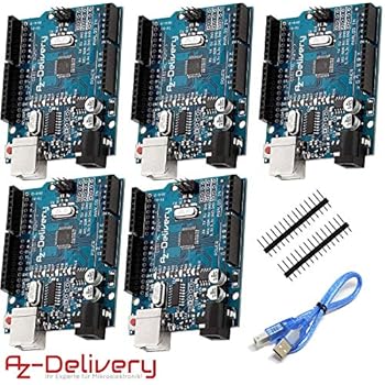 Elegoo UNO R3 Board Scheda ATmega328P ATMEGA16U2 con Cavo USB Compatibile con i progetti IDE di ...