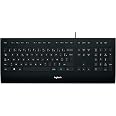 Logitech K280E Pro Tastiera, Layout ‎Francese Azerty, Nero : Amazon.it ...