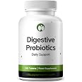 Digestive Probiotics for Gut Health 240 Tablets Supports Immune System ...