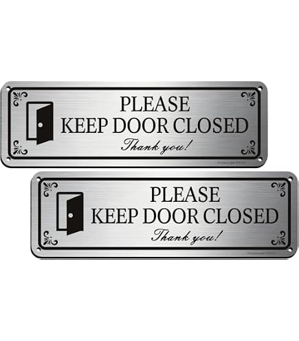 Please Close The Door Sign Template