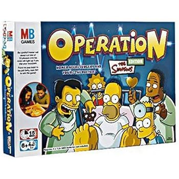 Hasbro MB Games Simpsons Operation: Amazon.co.uk: Toys & Games