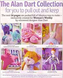The Alan Dart Toy Collection Sewing Pattern: Elephant Parade Toys, Tina ...