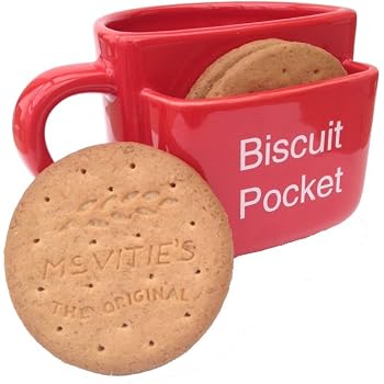 Biscuit Pocket Mug LARGE: Amazon.co.uk: Kitchen & Home
