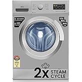 IFB 6 Kg 5 Star with 2X Power Steam, AI Powered, Fully Automatic Front Load Washing Machine ...