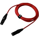 Hawk Proaudio SXFG010 Gold Series XLR Male to Female With Cable Tie for ...