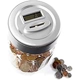 Gift House Int Digital UK Coin Counting Money Jar : Amazon.co.uk: Home ...