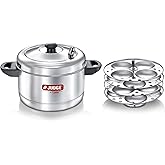 Judge by Prestige Stainless Steel Idli Cooker with 6 Plates : Amazon.in ...
