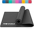 Proworks Yoga Mat, Eco Friendly NBR, Non-Slip Exercise Mat with Carry ...