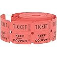 Unique Ticket Rolls, Paper, Red, Green, or Blue, 2" : Amazon.co.uk ...