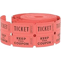 Unique Ticket Rolls, Paper, Red, Green, or Blue, 2" : Amazon.co.uk ...