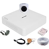 HIKVISION Turbo HD 4 Channel DVR with 5 MegaPixel Audio Cameras Built ...