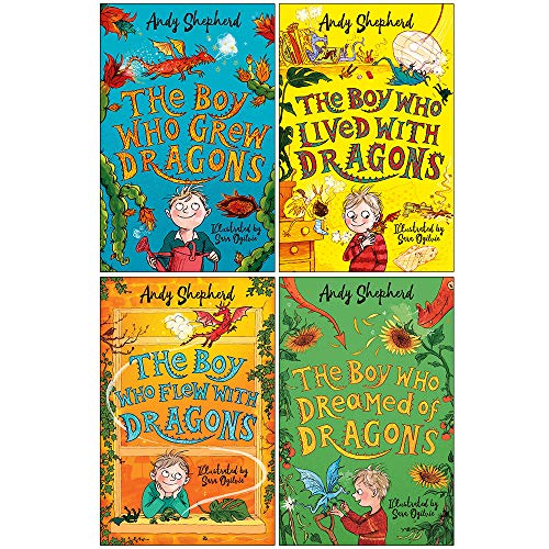 The Boy Who Grew Dragons Series 4 Books Collection Set By Andy Shepherd ...