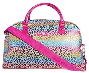 Smiggle Dazzle Weekender Bag - Rainbow Leopard Print: Amazon.co.uk: Luggage