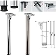 Adjustable Breakfast Bar Worktop Support Table Leg (870mm) : Amazon.co ...