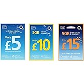 O2 pay & go sim card : Amazon.co.uk: Electronics & Photo