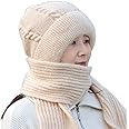 Lcmei Integrated Ear Protection Windproof Cap Scarf Knitting Thickening ...