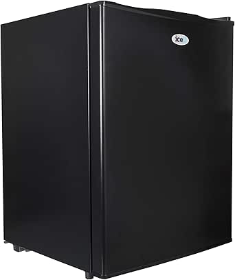 iceQ 70 Litre Compact Counter Top Table Mini Drinks Fridge in Black A* ...