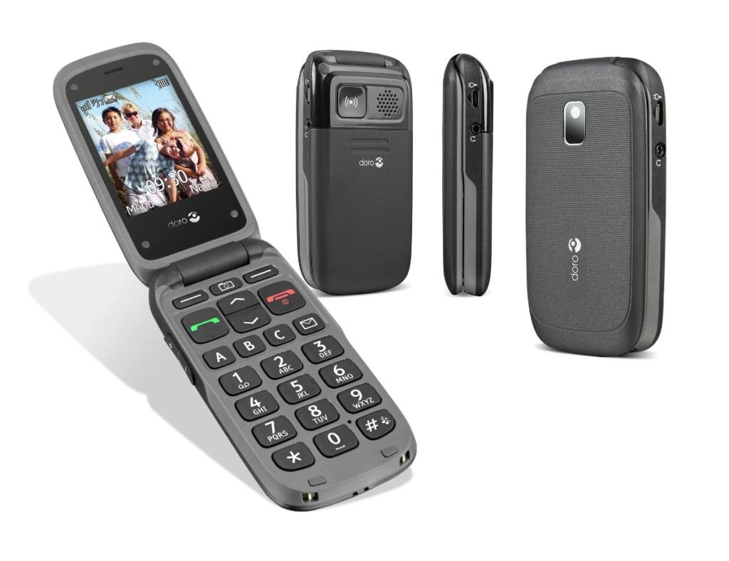 Doro PhoneEasy 611 Einfach Handy (6,1 cm Display, 2 Megapixel Kamera ...