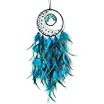 Donko Blue Dream Catcher Wall Decor Crystal Tree of Life Dream Catchers ...