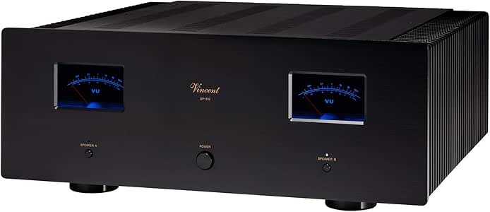 Vincent SP-332 schwarz Stereo Hybrid-Endstufe: Amazon.de: Elektronik