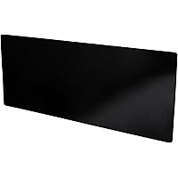 The Vitreo Black Glass Radiator Cover Large (1600 mm) : Adam: Amazon.co ...