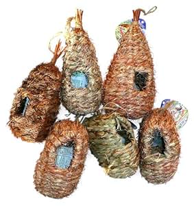Wildlife World Roosting Nest Pockets -Mixed Pack of 6: Amazon.co.uk ...