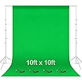 EMART 3.0x3.0m/10x10ft Green Screen Backdrop,High Density Polyester ...