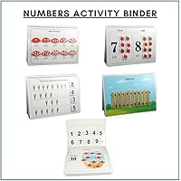 Activity Binders for Kids Aged 1-4 years , Numbers Activity Binders ...
